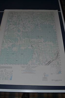 1940's Army topo map Maple Hill North Carolina (like USGS)-Sheet 5453 ...