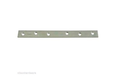 5-Steel Plated 1" X 10" Metal Mending Strap Splice Strip Repair Brace ...