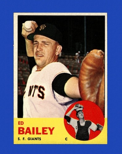 1963 Topps Set-Break #368 Ed Bailey NR-MINT *GMCARDS* | eBay