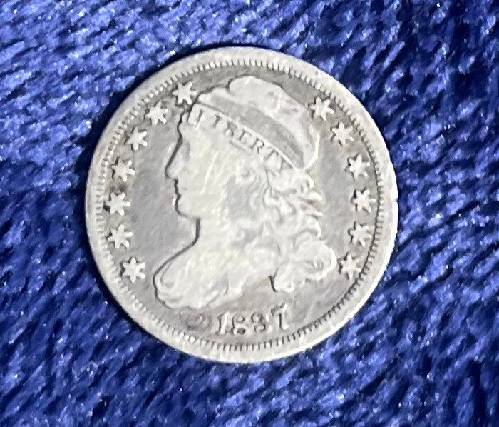 1837 Dime 10c Liberty Coin Capped Bust United States Of America | eBay