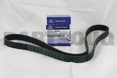 252122E820 Genuine Hyundai / KIA V-RIBBED BELT | eBay