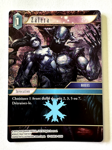 Carte Final Fantasy - FFTCG - Zaléra - Foil / Holo - 15-029R/9-025H | eBay