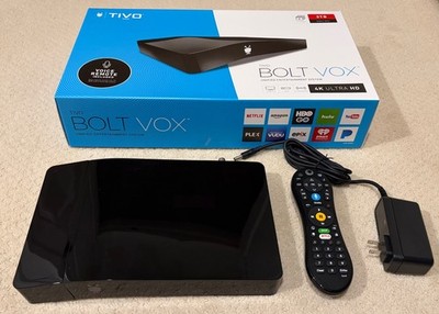 LIFETIME TiVo Bolt VOX 3TB DVR & Streaming Media Player 4K UHD Cable ...