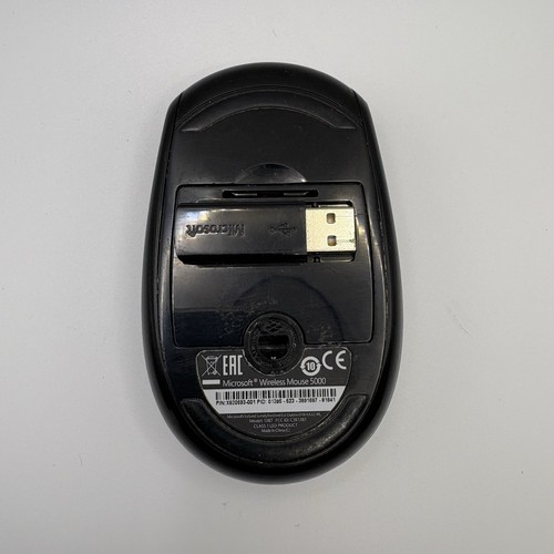 Microsoft Wireless 5 Button Mouse 5000 Model 1387 + USB Dongle | eBay