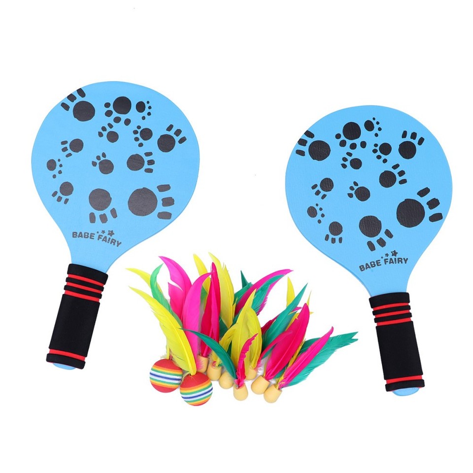 Mini Badminton Racket Outdoor Racquet Game Cricket Ball Shuttlecock ...
