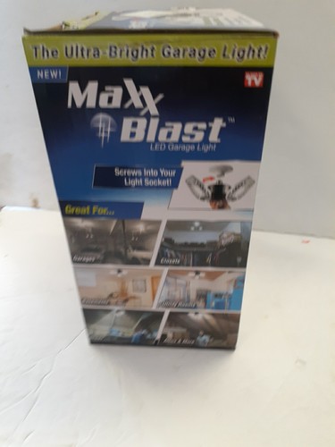 Maxx Blast LED Light Bulb Screw into Light Socket 3700 Lumens 400% ...
