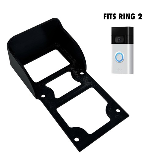 Rain Snow Sun Cover Protector Ring Doorbell 2 Bracket Plate Visor ...