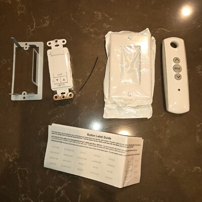 Somfy DecoFlex Wirefree RTS Wall Switch, 1-Channel, White (1810897) | eBay