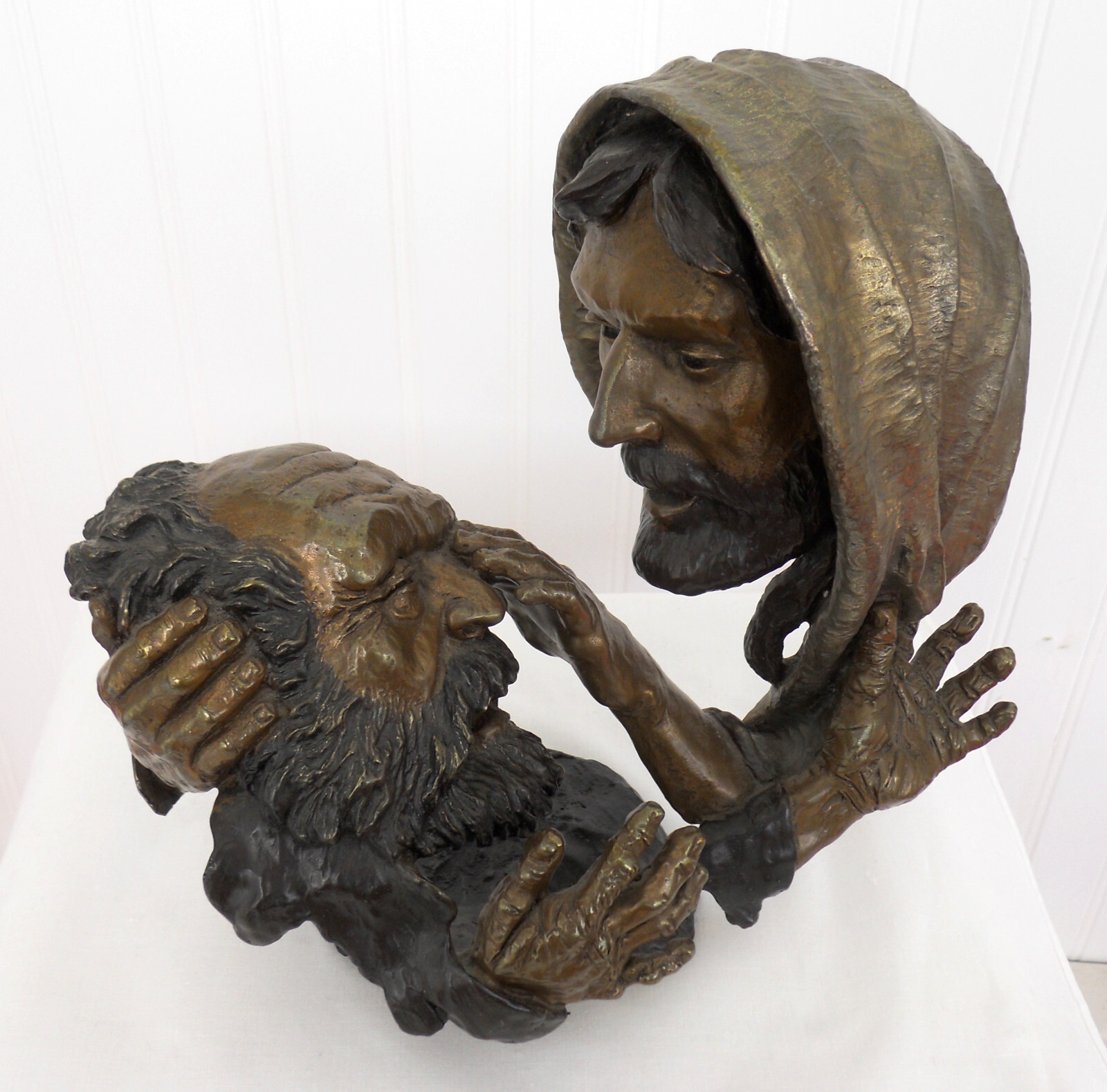 Mark Hopkins Faith Bronze Sculpture Statue Signed & Num 11" x 11" x 7 ...