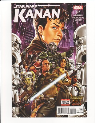 STAR WARS KANAN 12 MARVEL COMICS 1ST APPEARANCE ADMIRAL RAE SLOANE 2016 ...