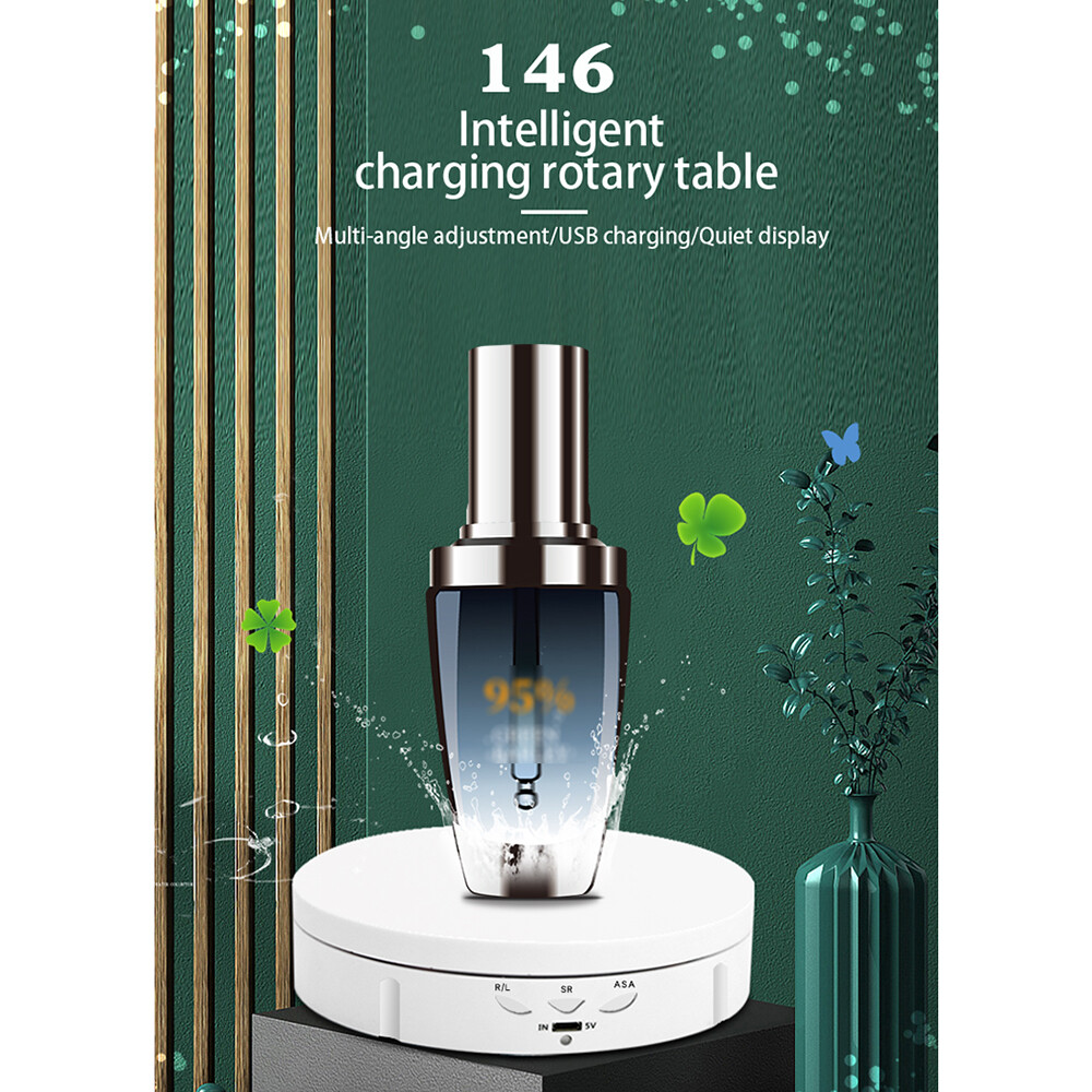 360° Electric Rotating Turntable USB Rotating Display Stand 3 O7C8 ...