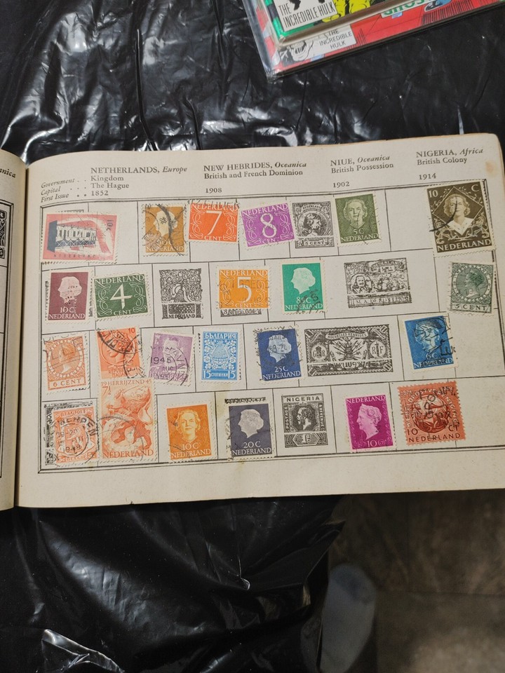 World/United States and Foreign Postage Stamp Album OLD AND NICE | eBay