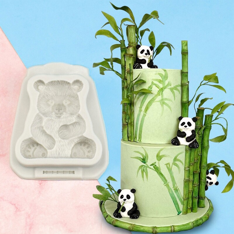 Chocolate Moulds Bamboo/Panda Shaped Cake Border Baking Decorating ...