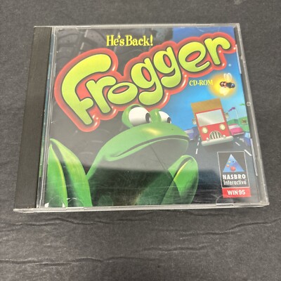 Frogger (PC, 1997) Hasbro Interactive Windows 95 CD-ROM, Complete w ...