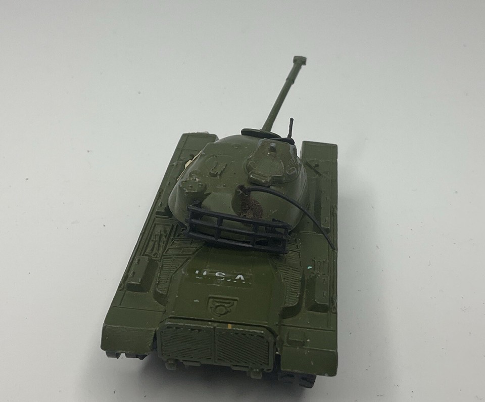 1970s ZYLMEX Hong Kong T412 PATTON US Military War WWII Tank Diecast ...