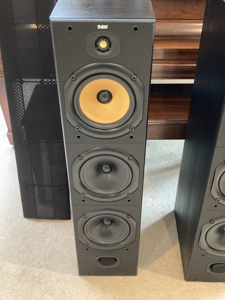 B&W-- Bowers & Wilkins-- DM 604 Loudspeakers (Pair)---3-way 4th-order ...