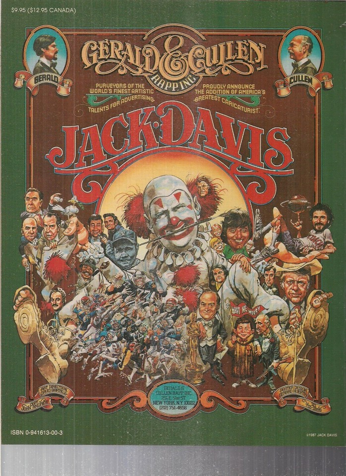 The Art of Jack Davis 1987 1st Stabur Press Hank Harrison Mad ...