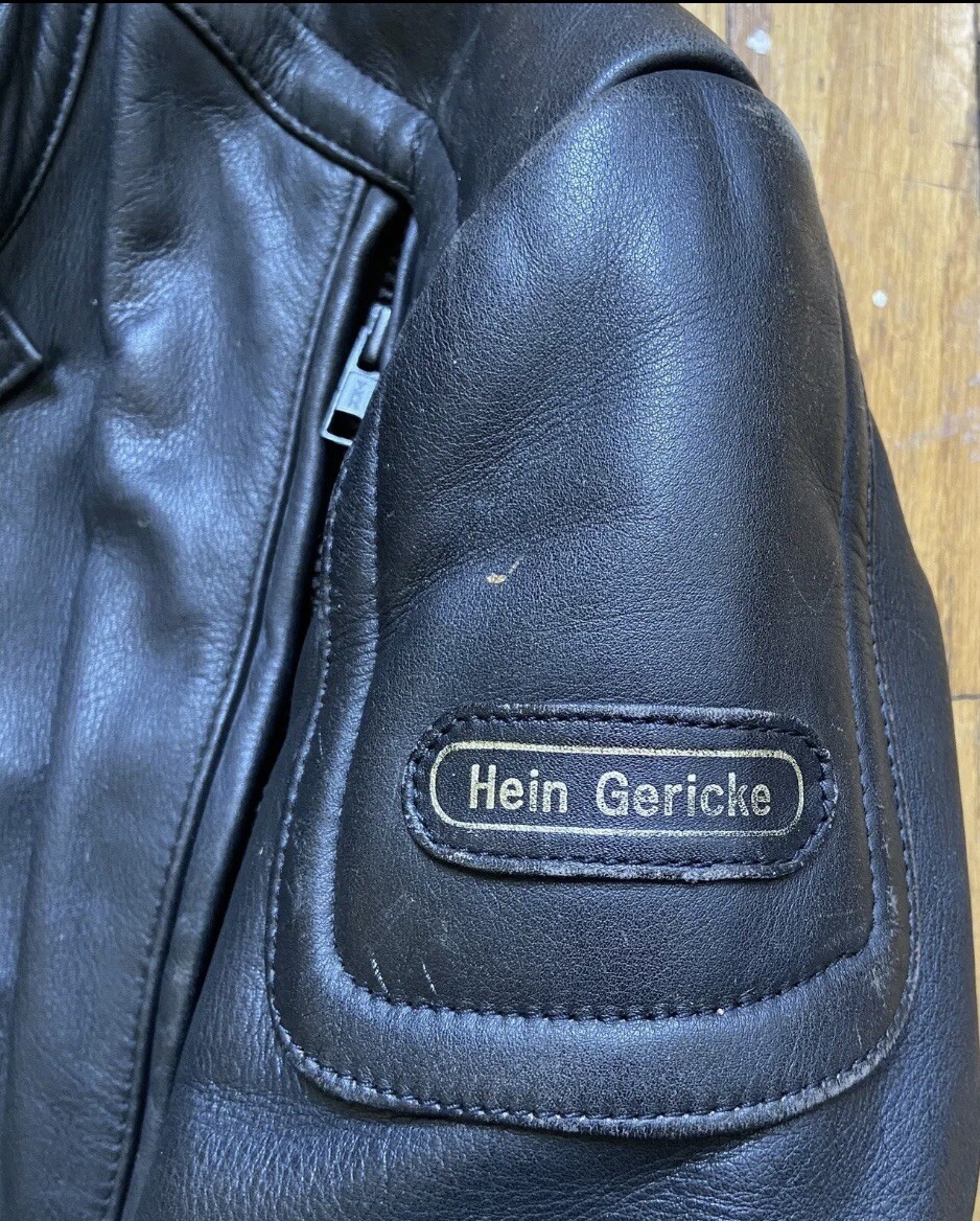 Vintage Hein Gericke Leather Cafe Racer Motorcycle Ja… - Gem