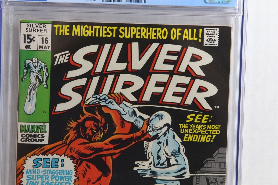 Silver Surfer #16 CGC 9.6 Marvel Comic Mephisto & Nick Fury Appearance ...