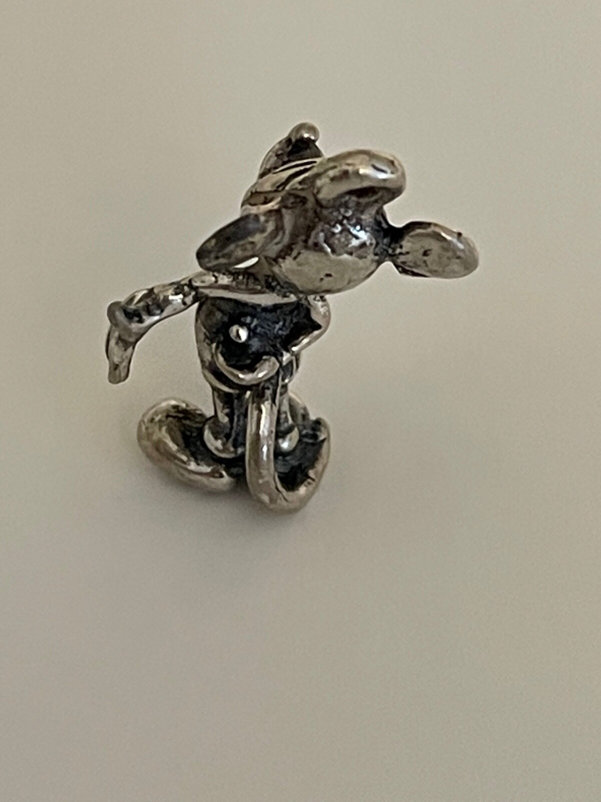 DISNEY 925 Sterling Silver Mickey Mouse Charm Pendant… - Gem