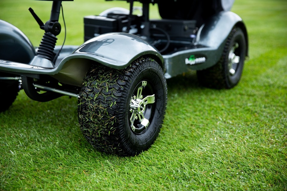 Bugg-Ease Single Seat Golf Buggy with Twist Grip in Red & Lightweight ...