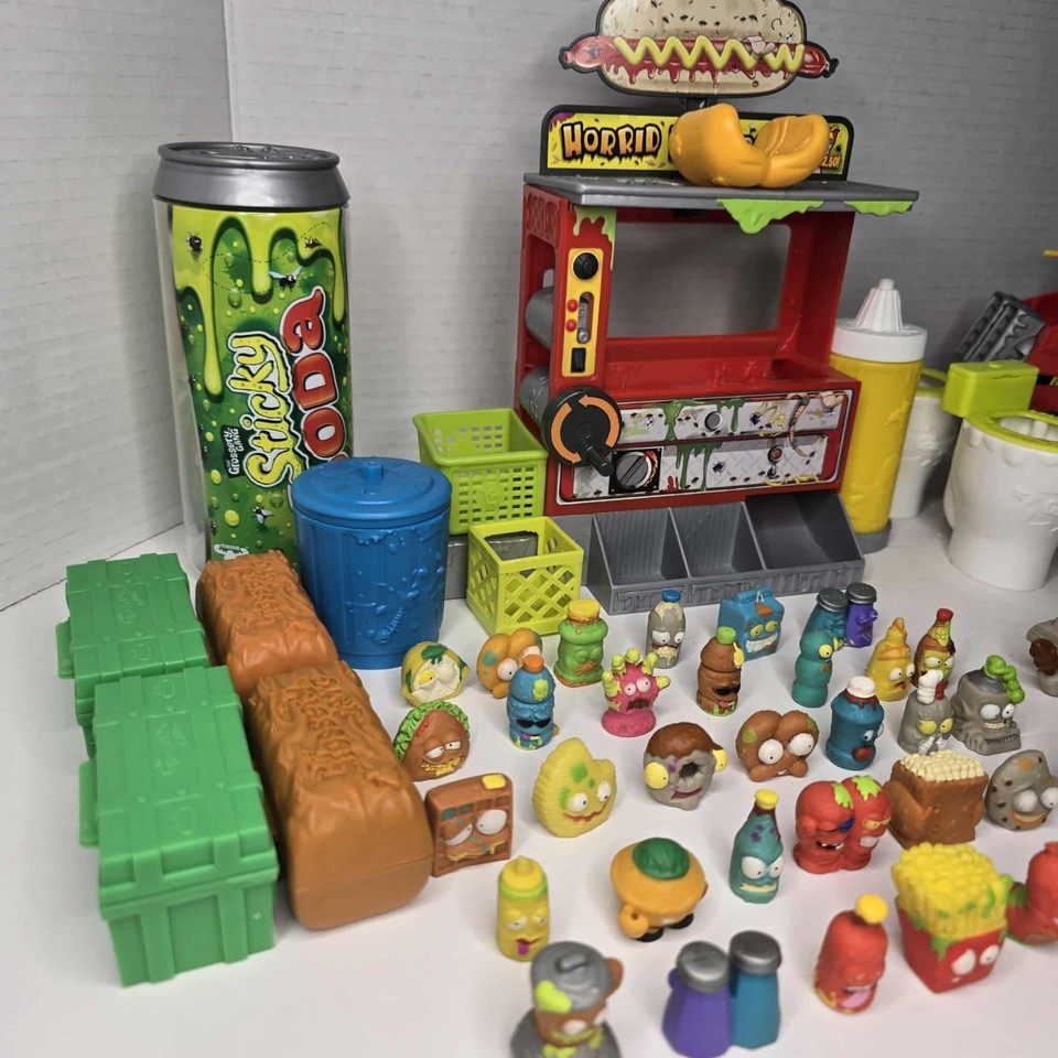 Grossery Gang Lot –Horrid Hot Dog Playset+ Figures + Rotten Ride ...