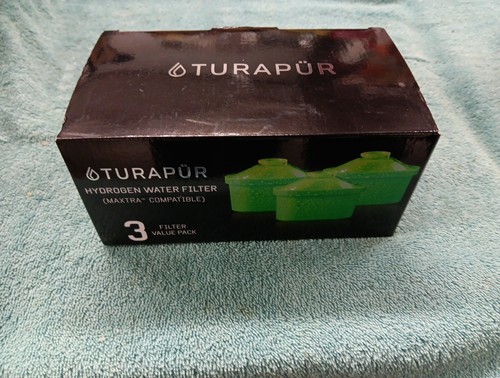 TURAPUR Hydrogen Water Filters 3 Pk Pitcher Replacement (New) | eBay