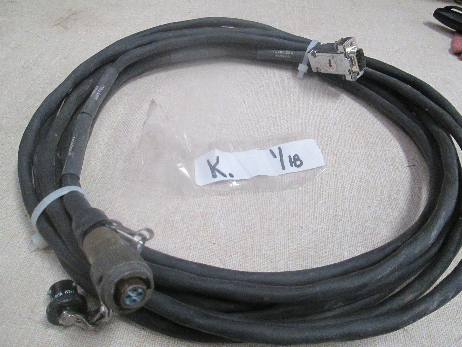 20' Cable, Unknown Use, Military Commo or Radio Cable, Used | eBay