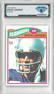 1977 Topps STEVE LARGENT #177 Rookie RC 💎 DSG 8 NM/Mint | eBay