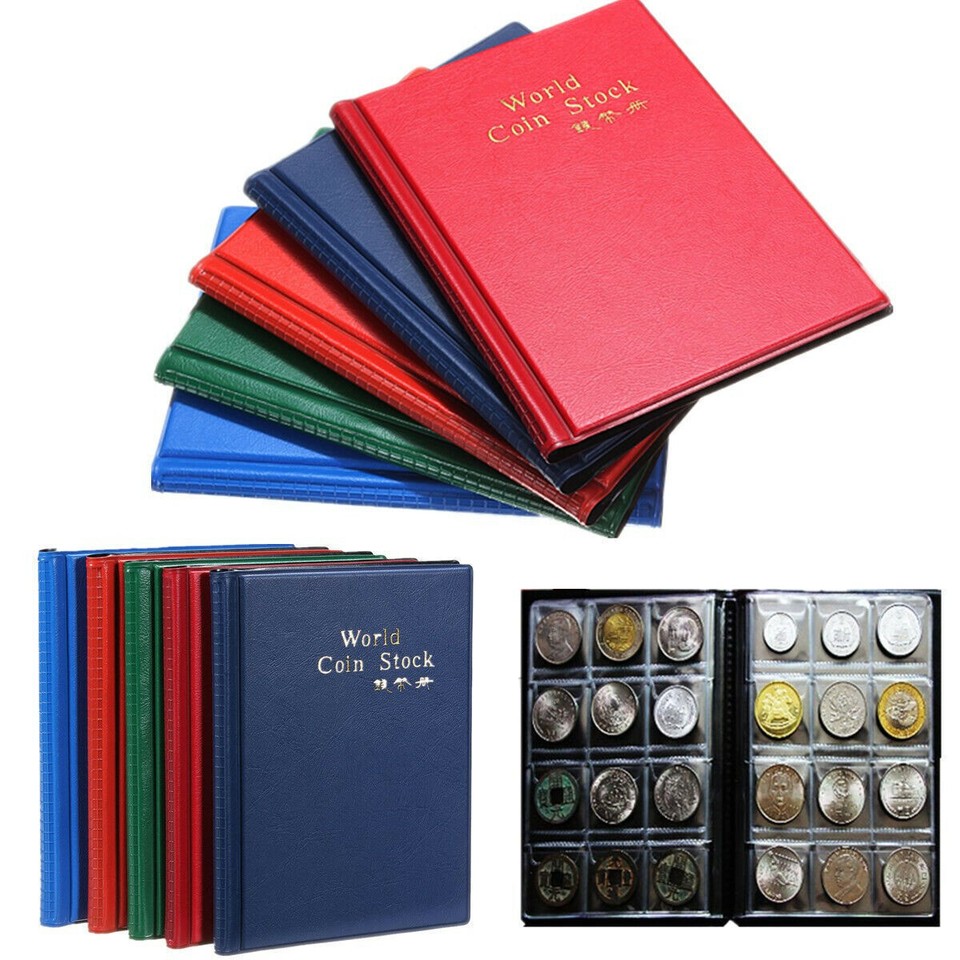 120 Pockets Free Coin Collection Album 3x4 Folder Storage Lighthouse ...