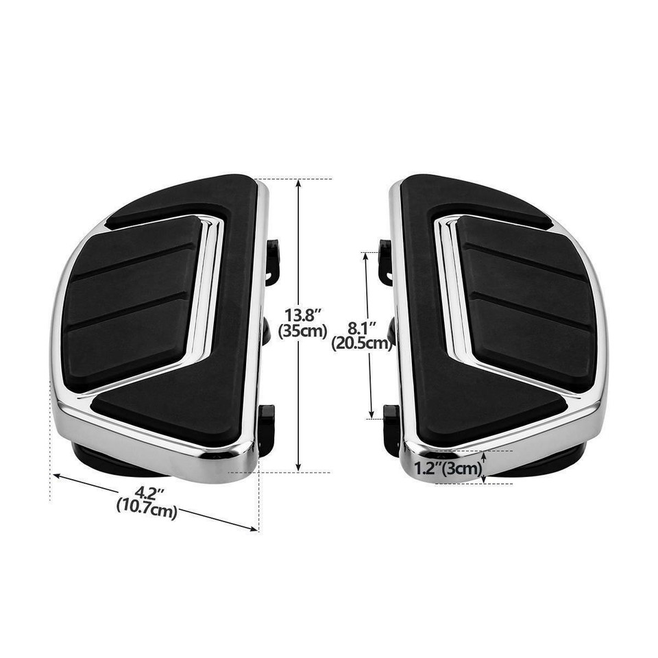 Rider Driver Floorboard Footboard Fit For Harley Touring Electra Road ...