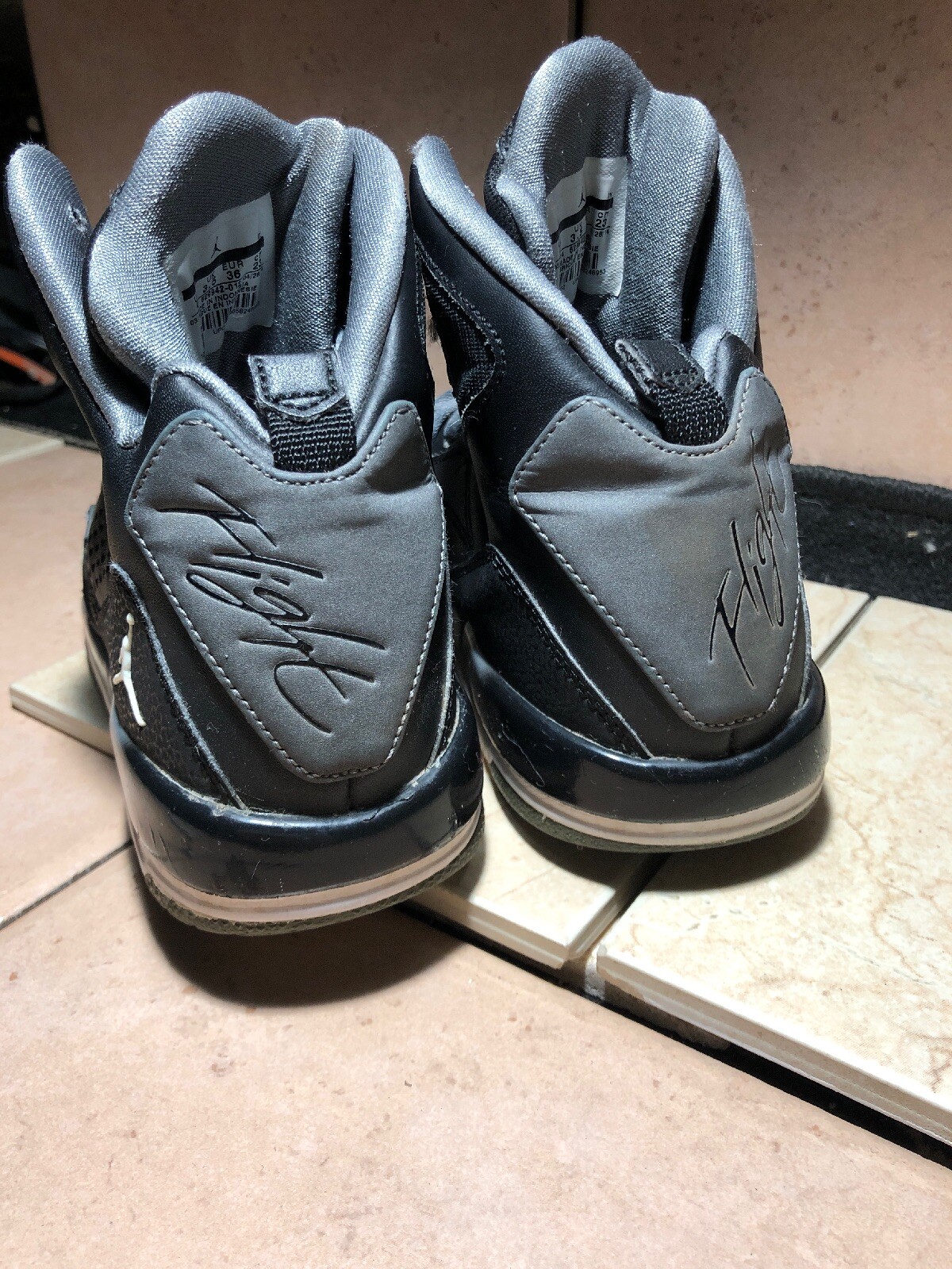 Nike 629942-013 Jordan Flight SC 3 Black Basketball Sneakers Youth Boy ...