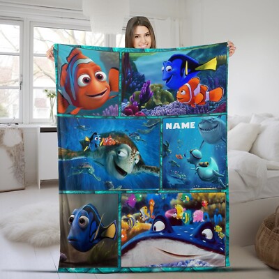 Personalized Disney Finding Nemo Blanket Finding Nemo Fleece Blanket ...