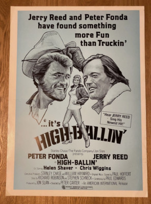 High - Ballin’ - Peter Fonda / Jerry Reed - Litho Poster 71cmX51cm | eBay