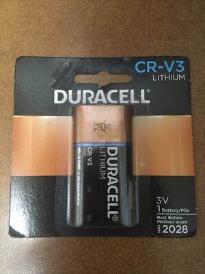 1 New Duracell Ultra Lithium Battery Cr-v3 Crv3/3v/Dlcrv3/elcrv3 Camera ...