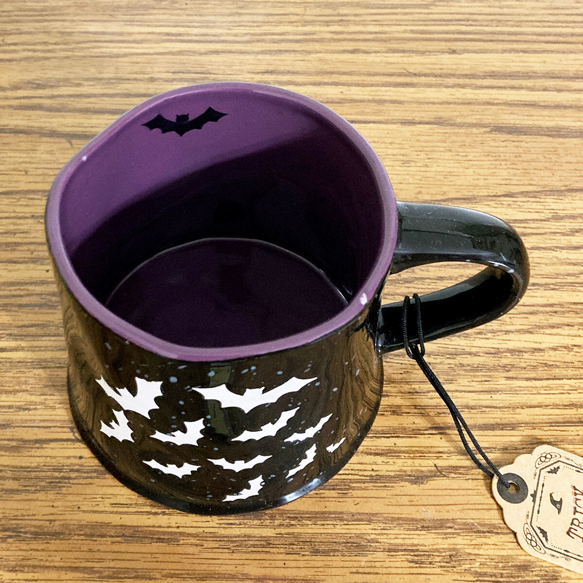 Spooky Bat Coffee Mug Black 16 oz Halloween | eBay