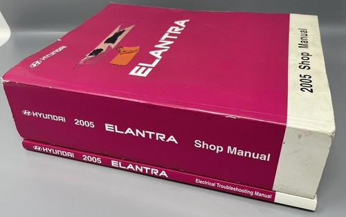 2005 Hyundai Elantra Sedan Workshop Shop Service Repair Manual Book GLS ...