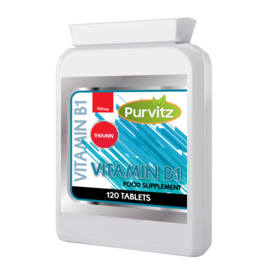 Vitamin B1 100mg Tablets 100% Essential Vitamins Thiamin Thiamine High ...
