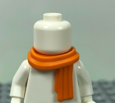 LEGO Orange Minifigure Scarf Long Wrapped (x1) 25376 Minifig Body Wear ...