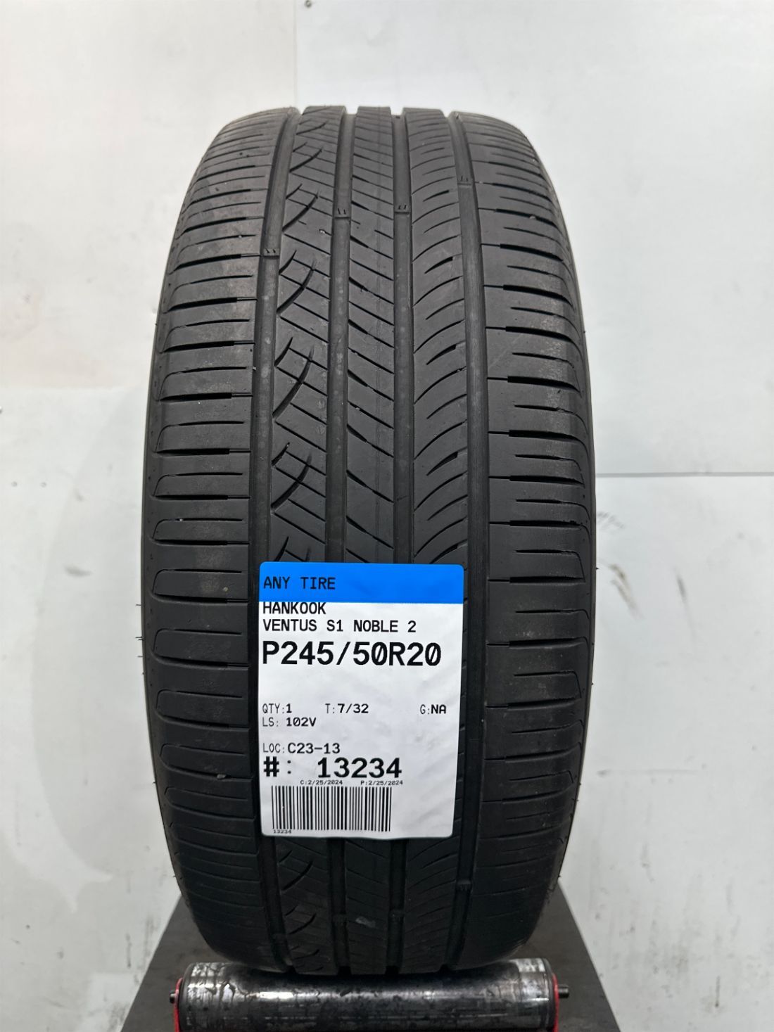 1 Hankook Ventus S1 Noble 2 Used Tire P245/50R20 2455020 245/50/20 7/32 ...
