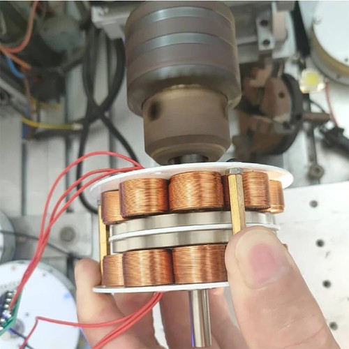 Double-Layer Disc Type Iron Core Generator Permanent Magnet Brushless ...