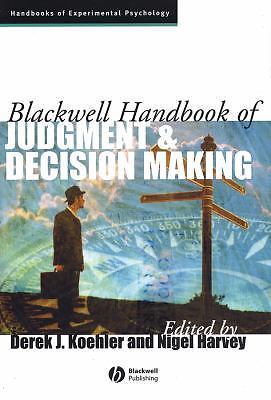 Blackwell Handbooks of Experimental Psychology Ser.: Blackwell Handbook ...