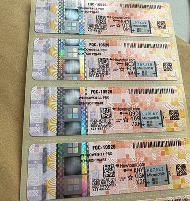 Microsoft Windows 11 Pro Betriebssystem - Original OEM Aufkleber - (FQC ...