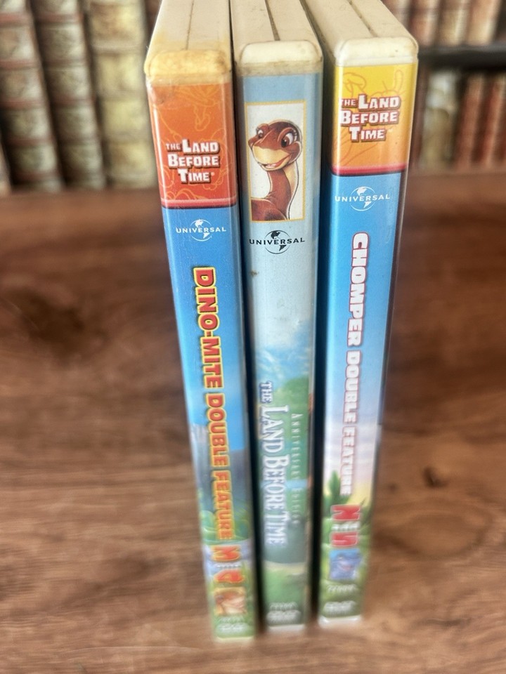 Land Before Time DVD Lot Kids Children's Dinosaur Show Animated Movies ...