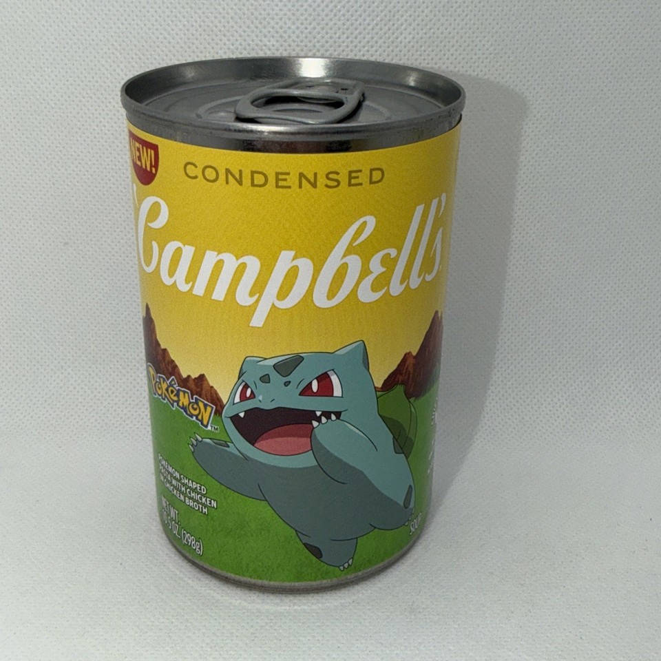 Pokemon Campbell’s Soup Starters Pikachu Charmander Squirtle Bulbasaur ...