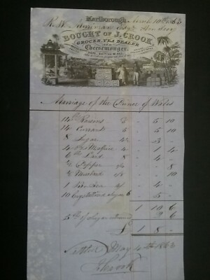 VICTORIAN INVOICE FOR GOODS ****(SEE DESCRIPTION FOR DETAILS)**** | eBay
