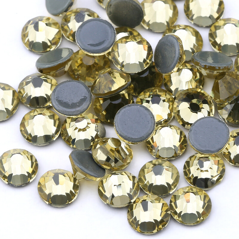 2mm 3mm 4mm 5mm Hotfix Rhinestones Flat Back Gems Crystal Glass Art ...