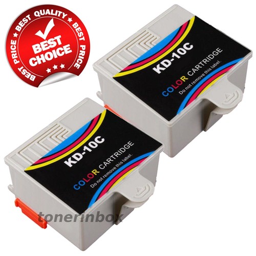 2 Pack #10 Color Ink for Kodak 10 C ESP 3200 3250 5200 5250 7250 9250 ...