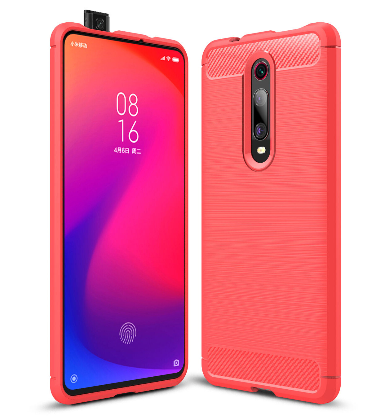 For Xiaomi Redmi K20 Pro Case Carbon Fiber Shockproof Ultra Slim Thin ...