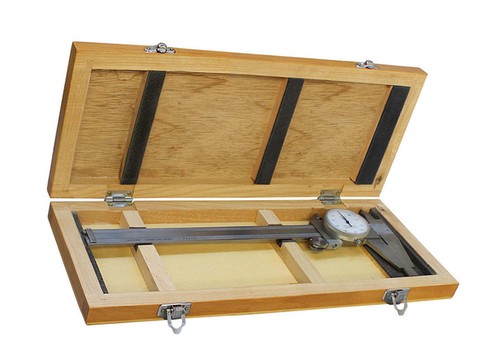 HD 8'' Long Range Dial Caliper Upper Jaw 0.001'' Graduation Hardened SS ...